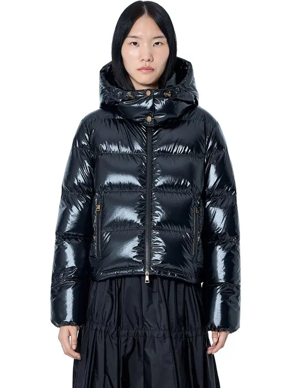 Moncler Niveole Short Down Jacket - Black