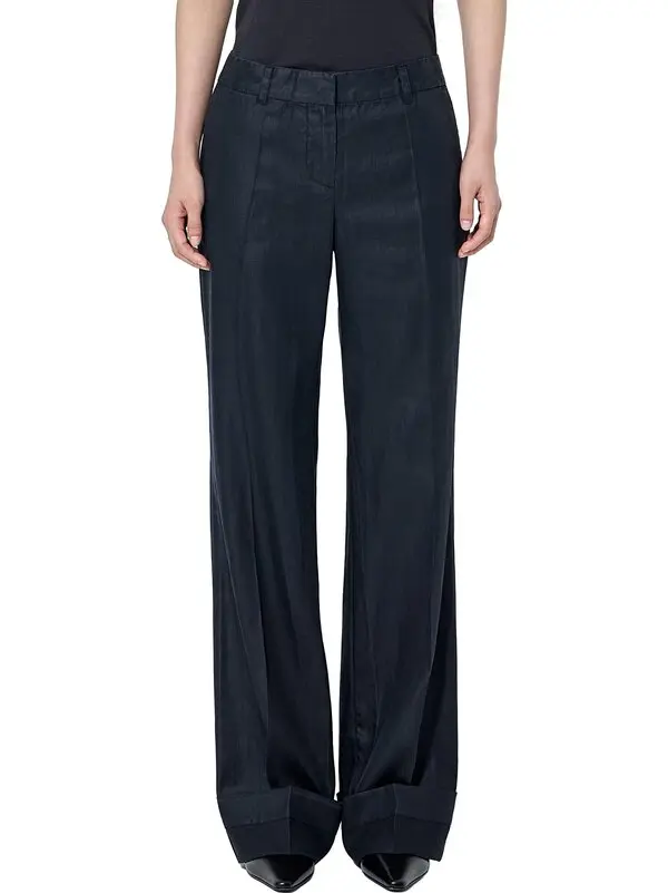 Our Legacy Wide-leg Tailored Trousers - Black