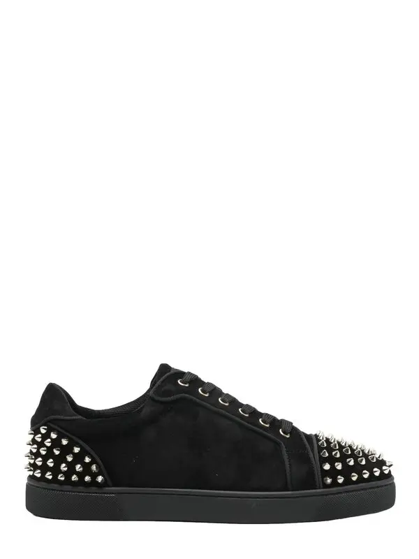 CHRISTIAN LOUBOUTIN Seavaste 2 Suede Leather Sneakers With Stud Embellishments - Multicolor