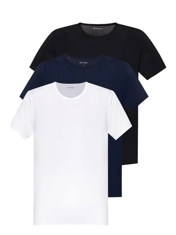 Paul Smith Logo T-shirt -3pack - Multicolor