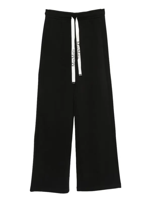 Max Mara Drawstring Waist Wide Leg Trousers - Multicolor