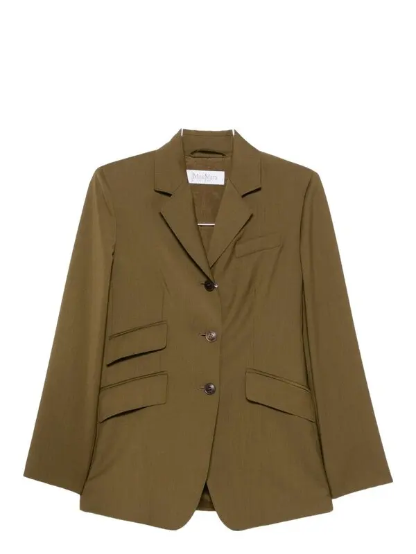 Max Mara Notched Lapel Jacket - Multicolor
