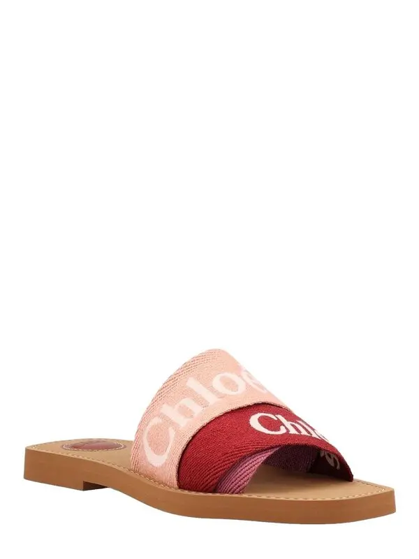 Chloé Woody Flat Sandals - Multicolor