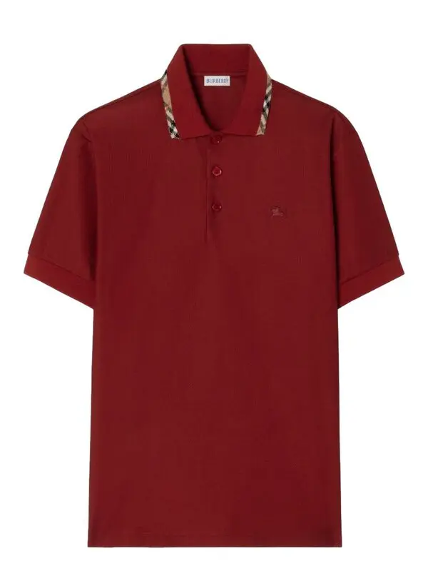 Burberry Logo Cotton Polo Shirt - Multicolor