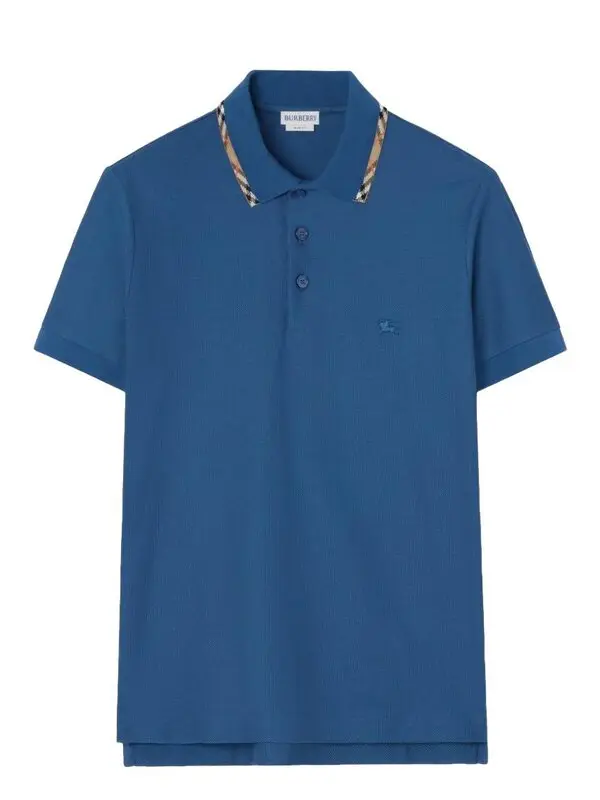 Burberry Logo Cotton Polo Shirt - Multicolor