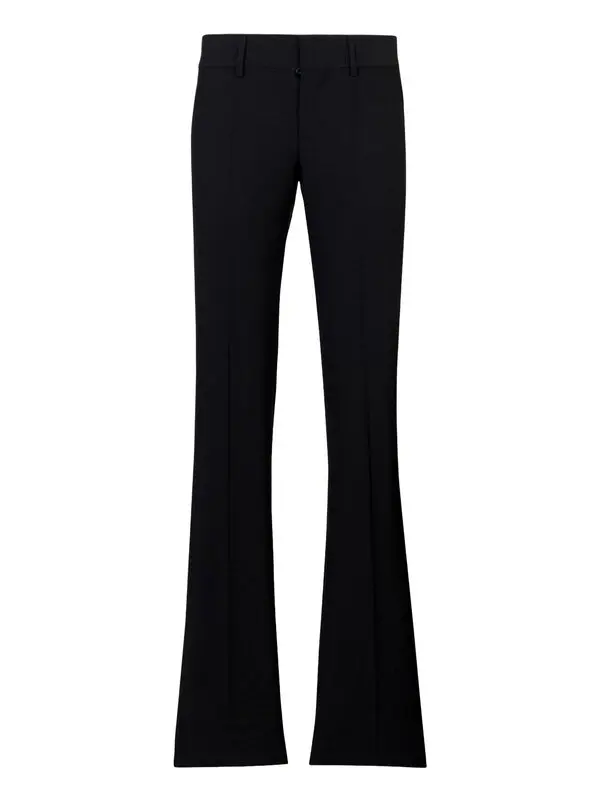 Dsquared2 Tailored Cigarette Trousers With Flared Leg - Black