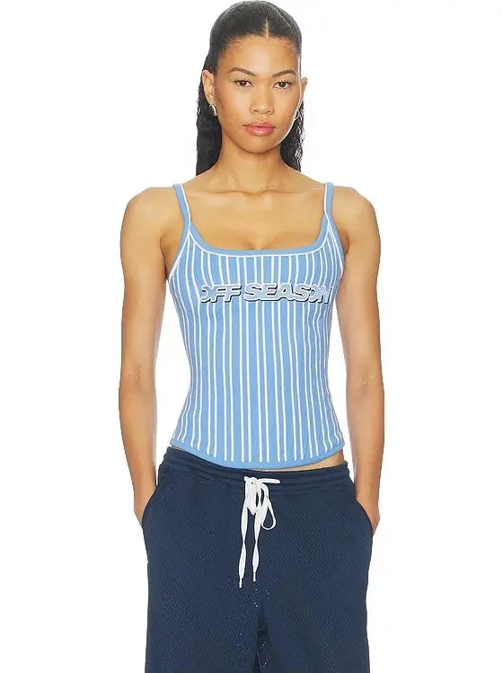 OFF SEASON Corset Top - Blue
