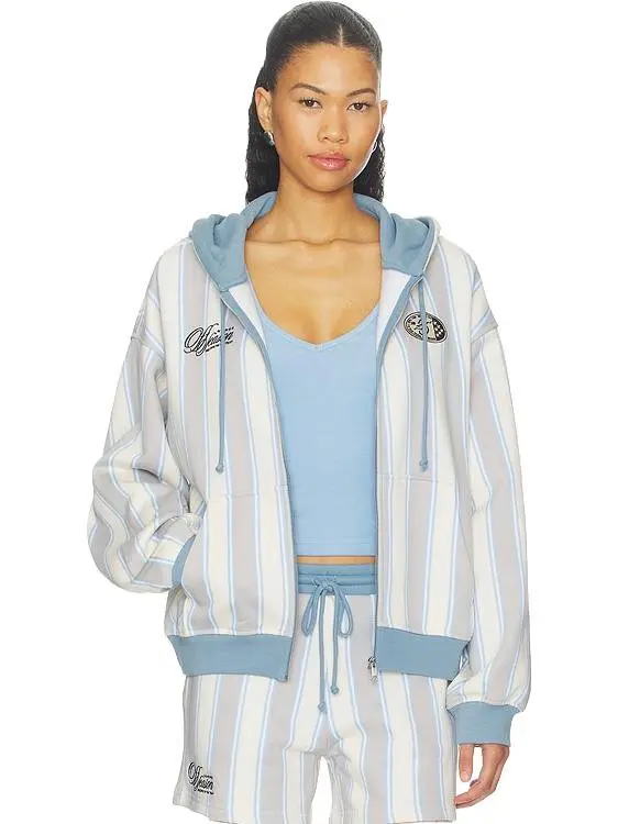 OFF SEASON Femme Zip Up Hoodie - Blue