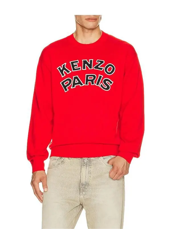 Kenzo Emblem Jumper - Red