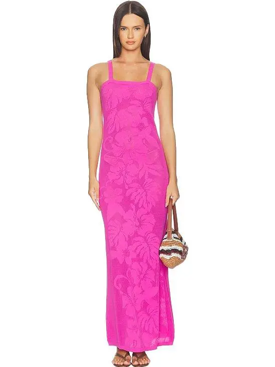 Beach Riot Conrad Dress - Fuchsia