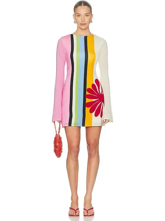 CALA DE LA CRUZ Maisha Dress - Multi