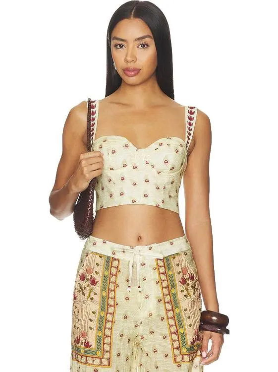 Agua Bendita Lupe Plume Top - Multi