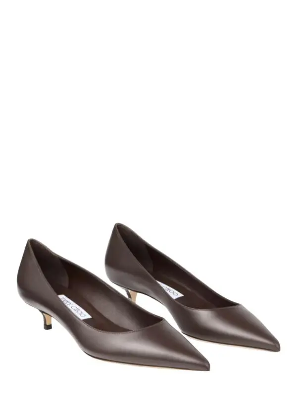 JIMMY CHOO Amelia Pumps - Chocolate-colored