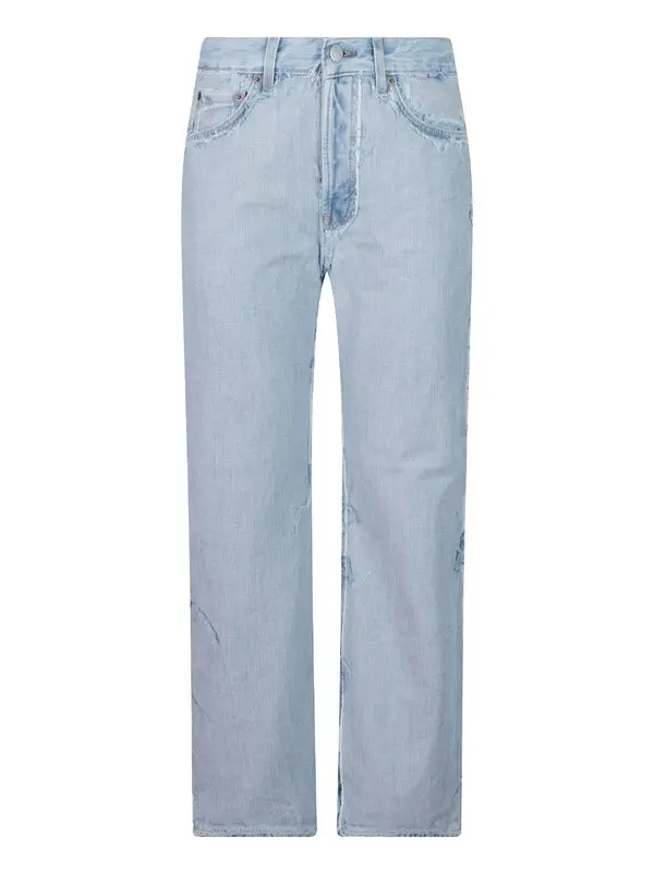 Acne Studios Frayed Denim Jeans - No