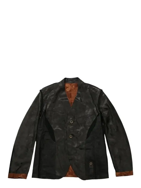 COMMUNS Classic Button Jacket With Long Sleeves - Black