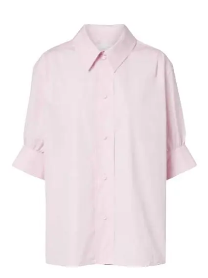 JIL SANDER Cotton Shirt With Classic Collar - White