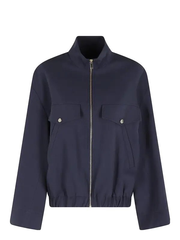 SEMICOUTURE Isabel Front-pocket Jacket - Black