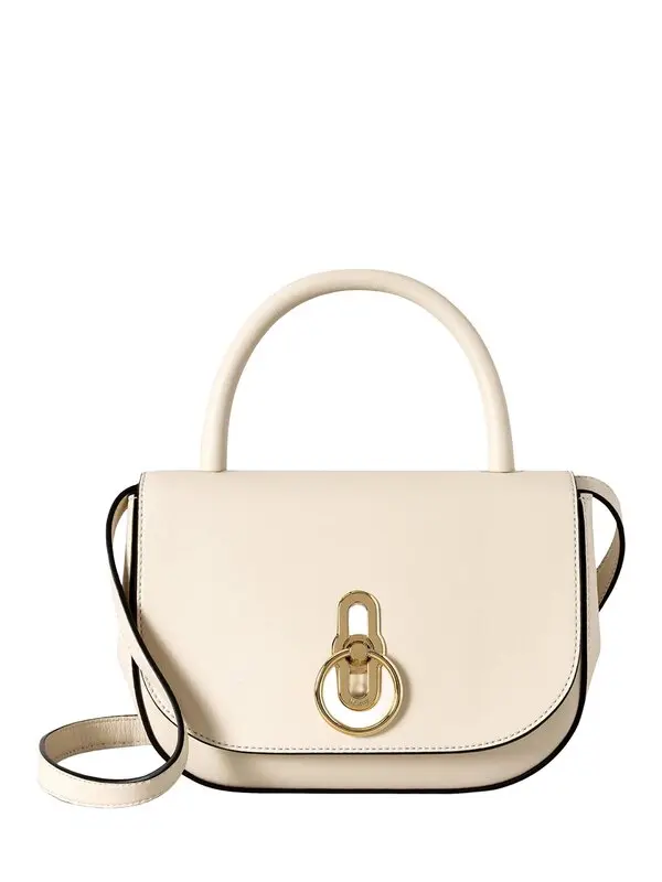 Mulberry Small Leather Amberley Top-handle Bag - Neutral