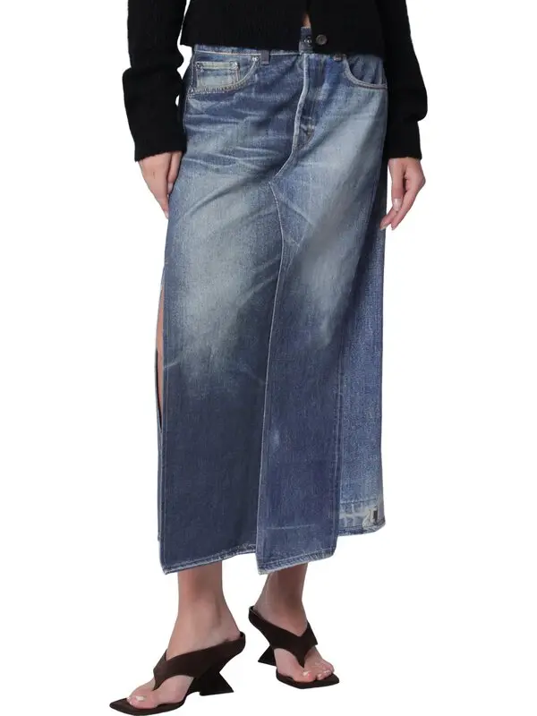 Our Legacy Craft Midi Denim Skirt - Blue