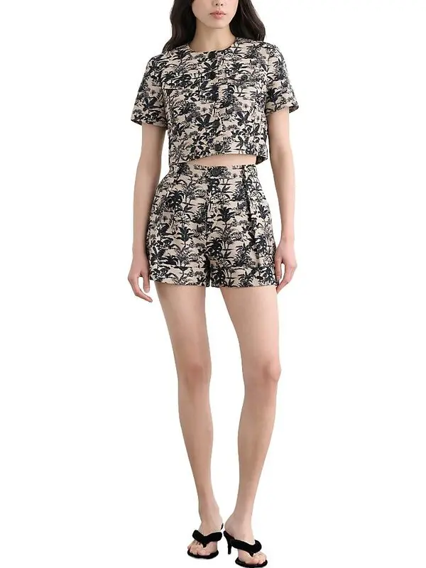 TOCCIN London Cropped Jacket - Jet/natural