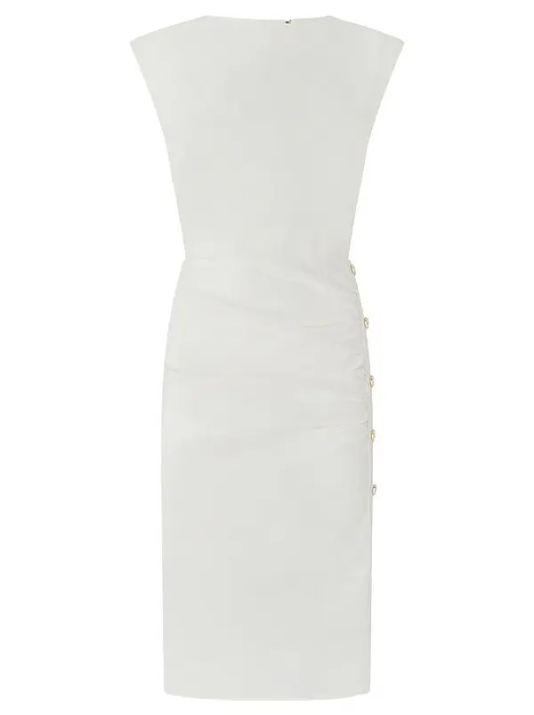 Pinko Alissa Stretch Linen Blend Dress - Z