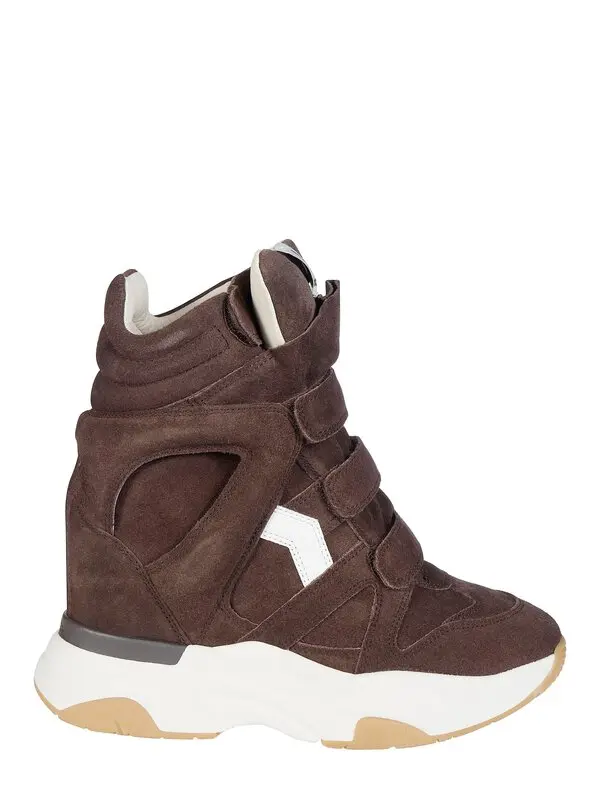 Isabel Marant Étoile Balskee Mini Wedge Sneakers - Marrone