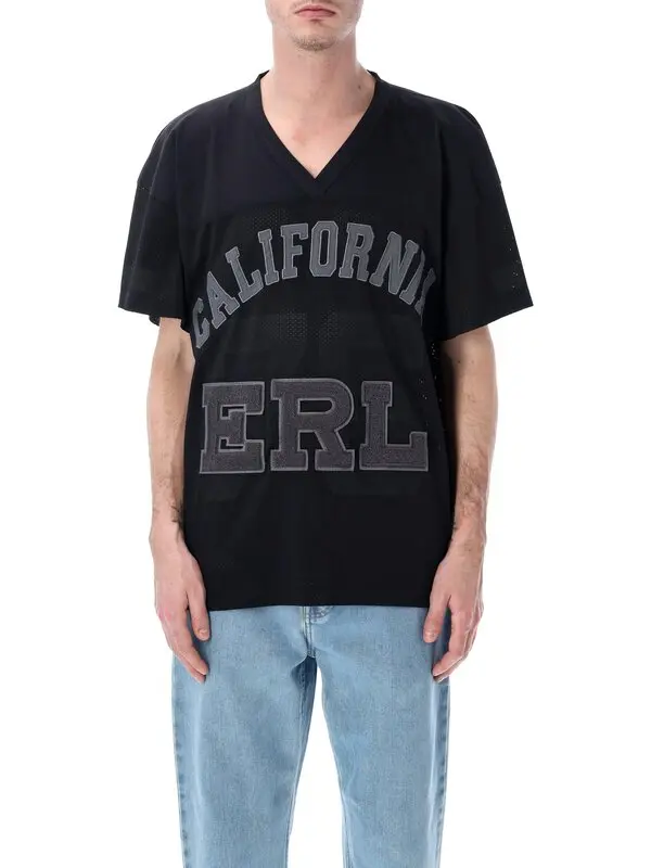 ERL Mesh Football T-shirt - Black