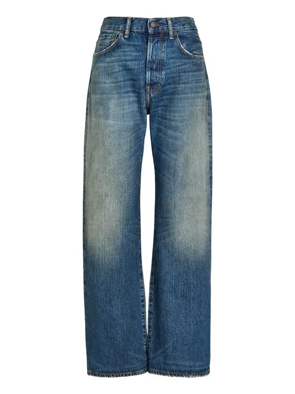 Acne Studios Straight-leg Jeans - Mid Blu