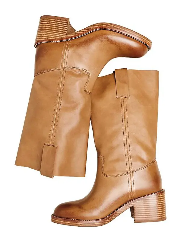 Jeffrey Campbell Pull-on Mid Calf Boots - Brown