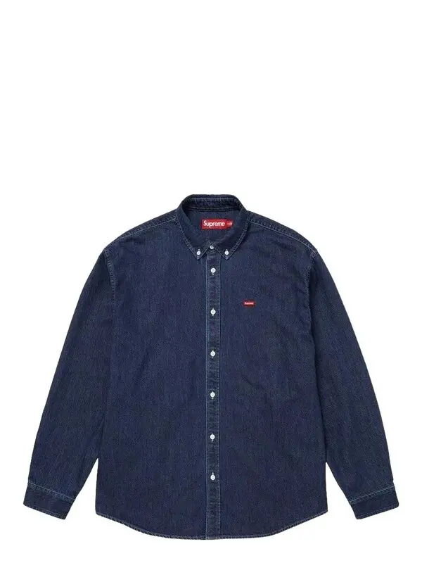 Supreme Small Box Denim Shirt - Indigo