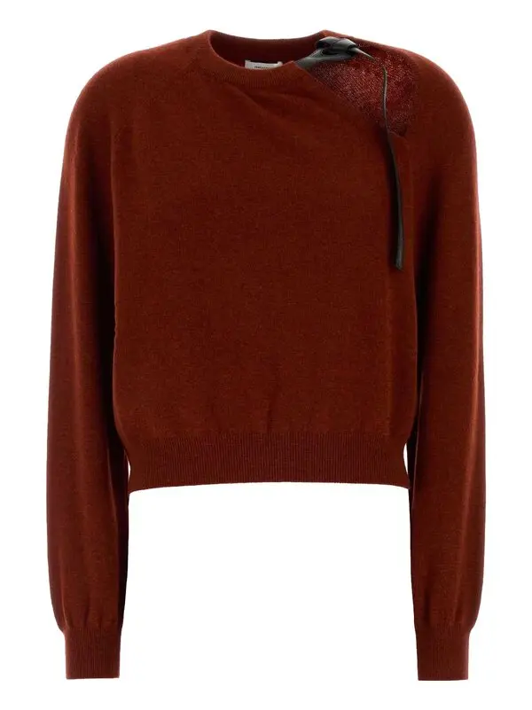 FERRAGAMO Wool Blend Sweater - Red
