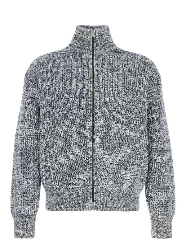 FERRAGAMO Salvatore Two-tone Cotton Blend Cardigan - Multicolor