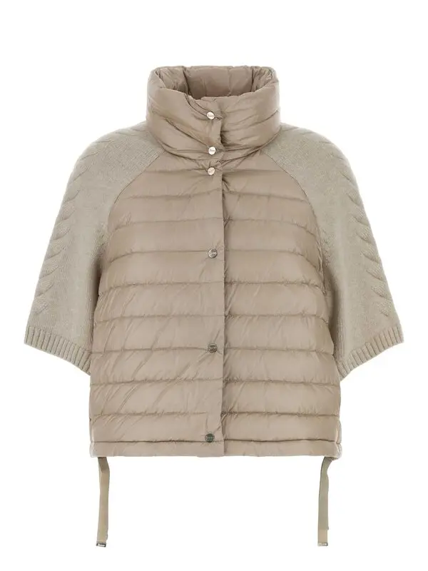 Herno Beige Nylon Jacket - Brown
