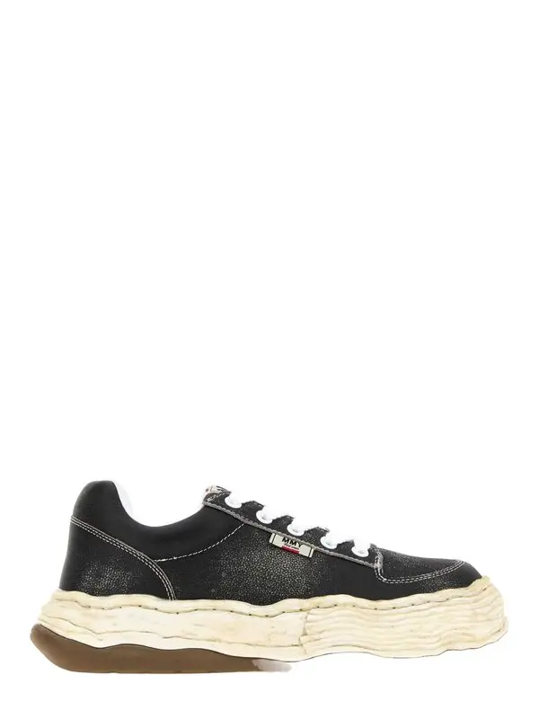 Mihara Yasuhiro Leather Oliver Sneakers - Black