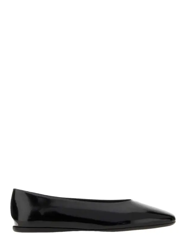 Prada Leather Ballerinas - Black
