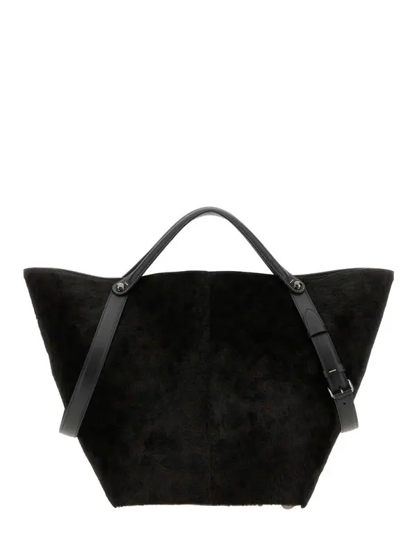 MAISON MARGIELA Printed Calf Hair Tote Bag - Multicolor