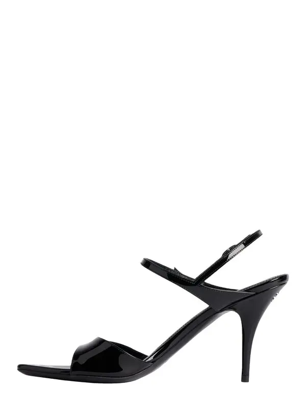 Balenciaga Avenue Bow Sandal - Black