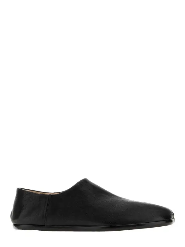 MAISON MARGIELA Leather Tabi Loafers - Black