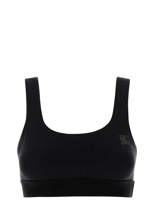 Burberry Stretch Nylon Crop-top - Black
