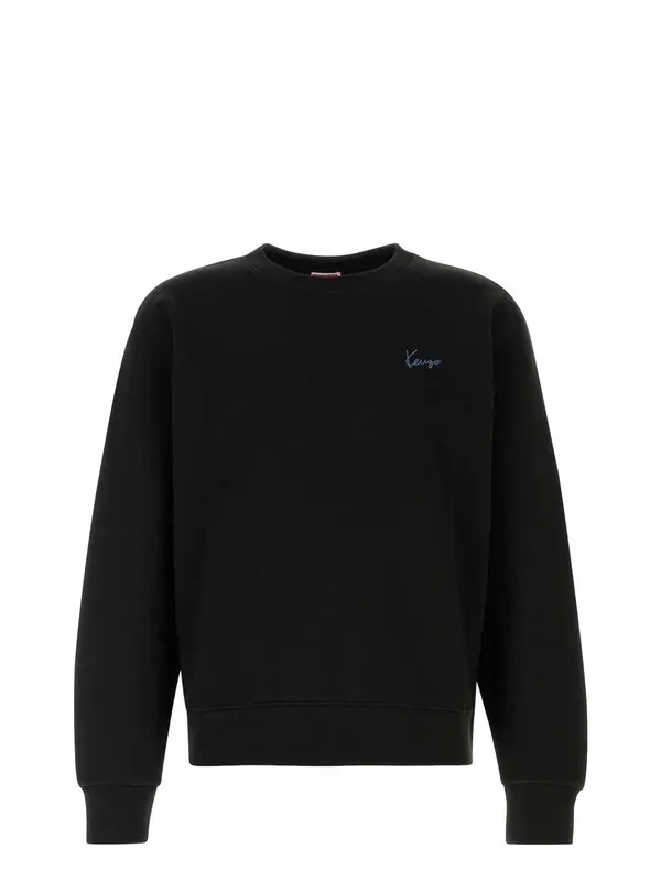 Kenzo Cotton Sweatshirt - Black