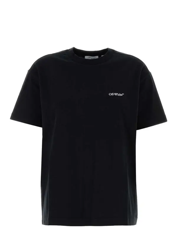 Off-White Cotton T-shirt - Black