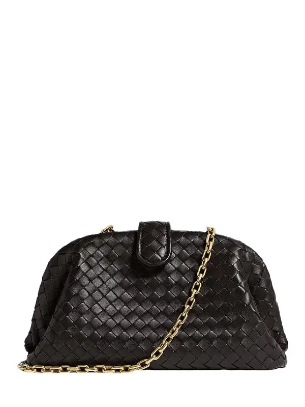 Bottega Veneta Small Lauren 1980 Clutch - Espresso