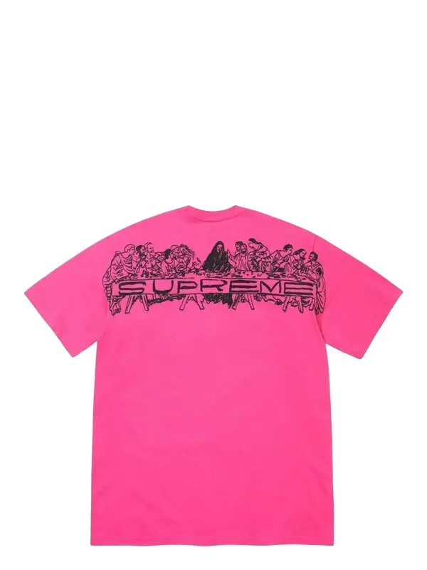 Supreme Ss26 Supper T-shirt - Fuchsia
