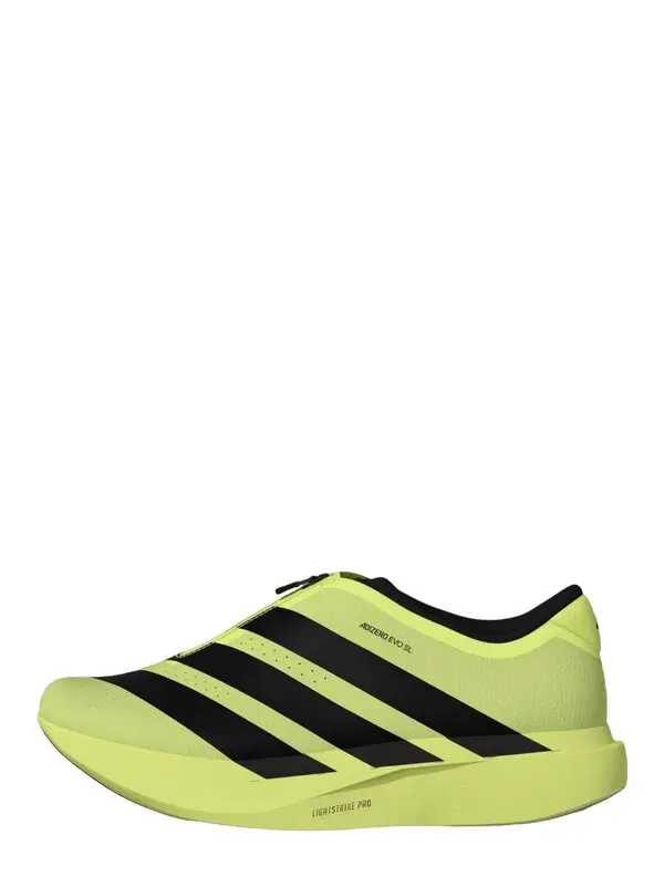 Adidas Adizero Evo Sl Zip Athletic Sneakers - Volt