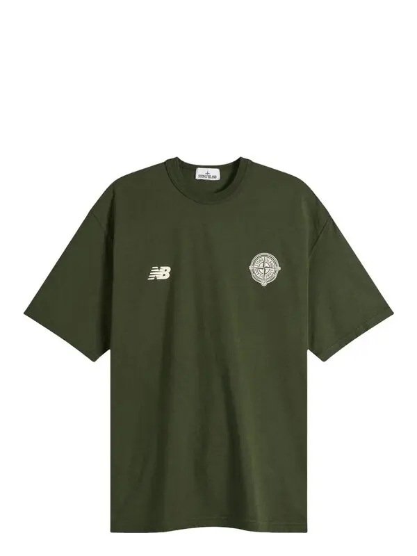 Stone Island X New Balance Shortsleeve T-shirt - Juniper