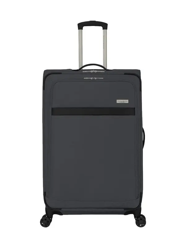 WALLYBAGS Stratford Softside Checked Spinner Luggage - Graphite
