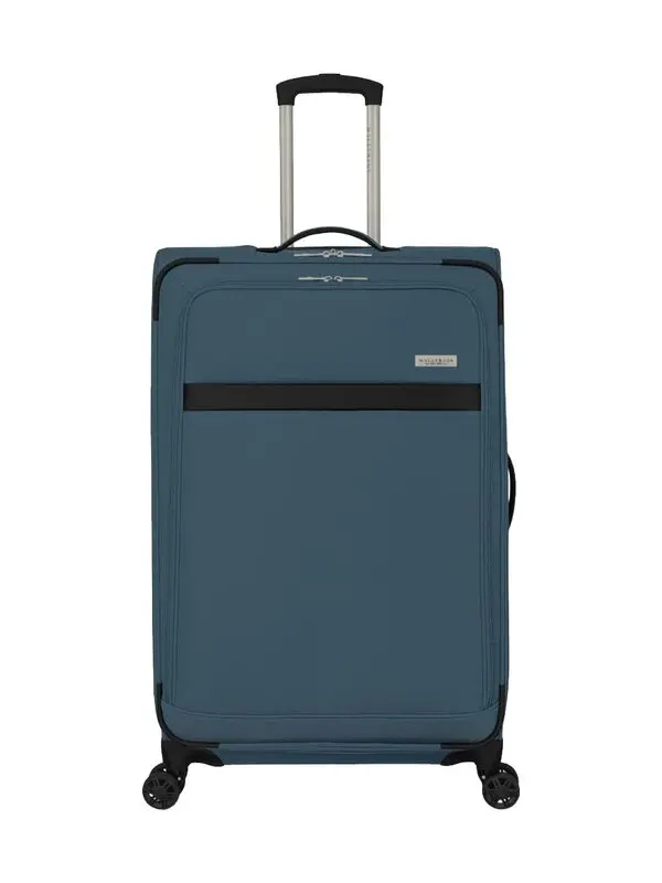 WALLYBAGS Stratford Softside Checked Spinner Luggage - Teal