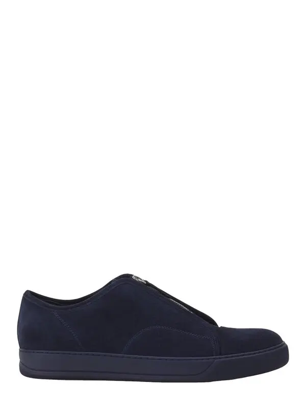 LANVIN Dbb1 Suede Zip Sneakers - Blue