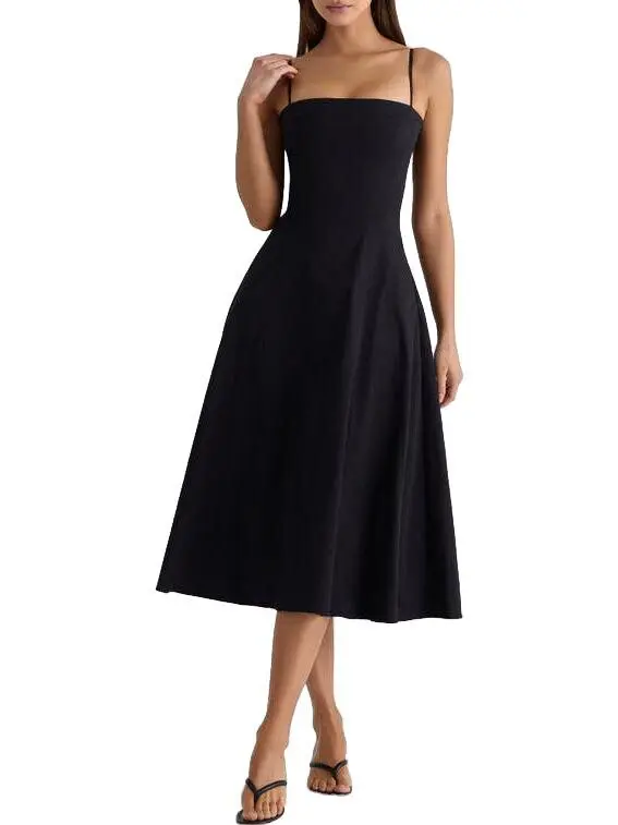 House Of Cb Dolly A-line Cocktail Dress - Black