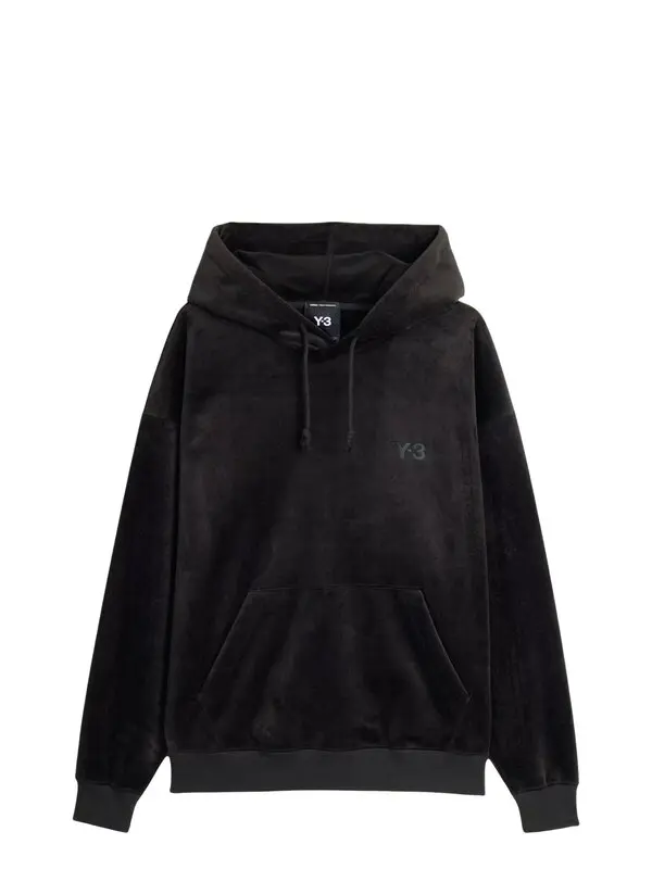 Adidas Y-3 Velvet Corduroy Hoodie - Black